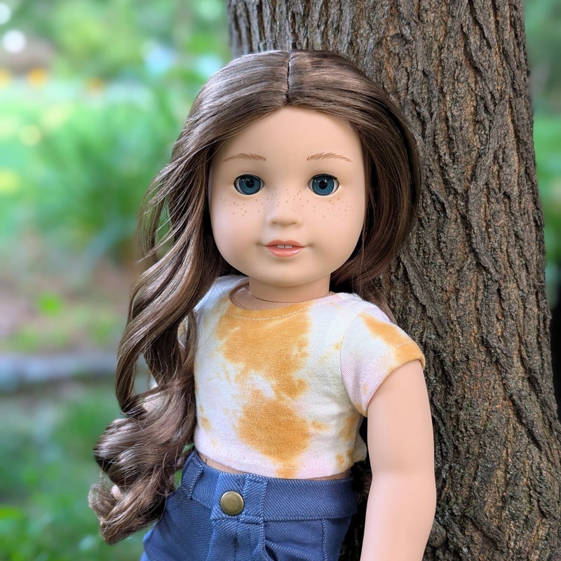Blue Hair Doll Etsy