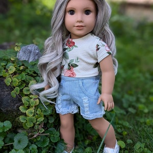 OOAK Custom American Girl Doll Cheryl Blonde Hair Brown Eyes Medium ...