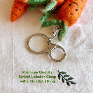 VEGGIE Felt Keychain Wool Felt Charm Keychain Vegetable Charm Wool Felt ...