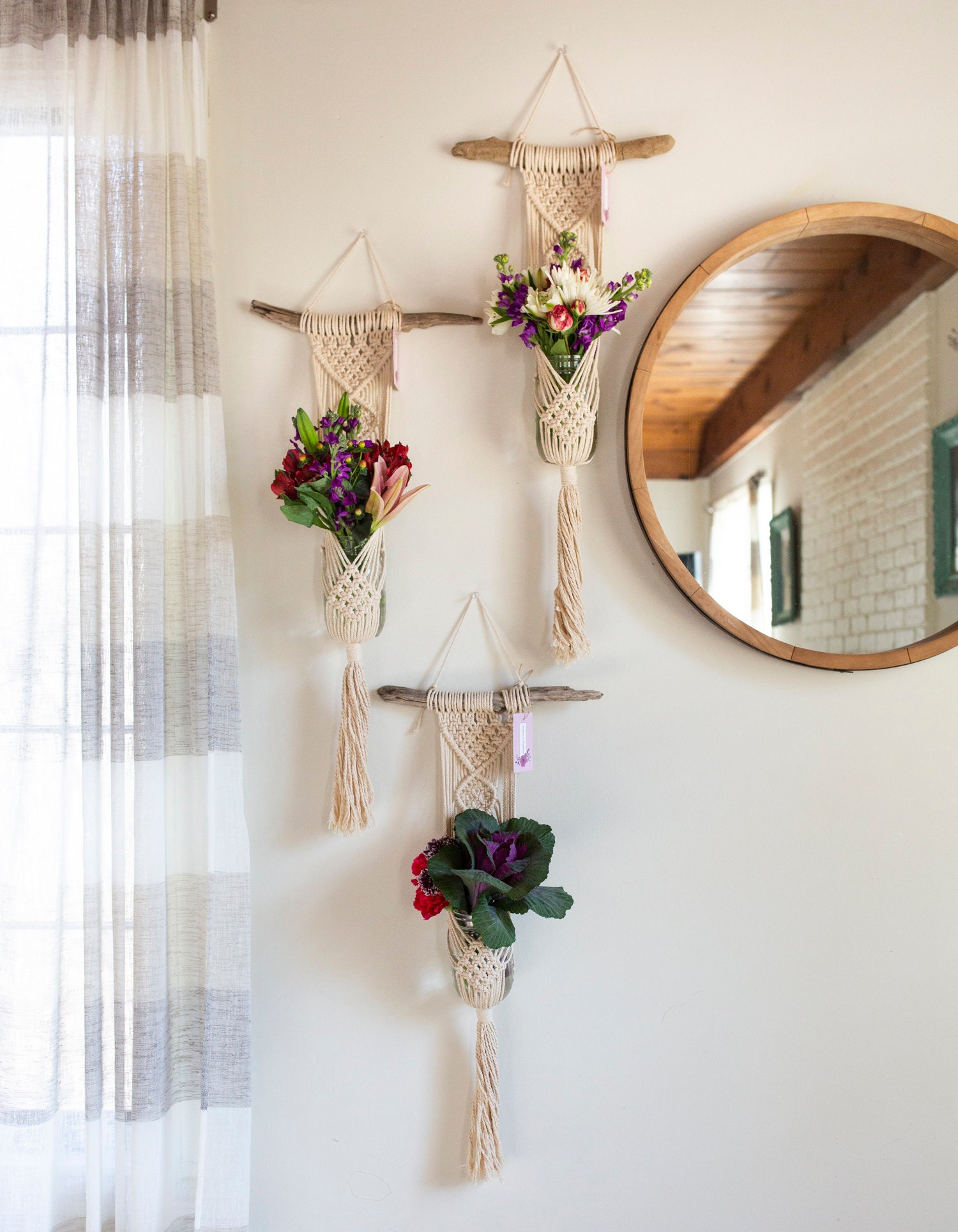 Macrame PATTERN Macrame Wall Hanging Plant Holder DIY | Etsy