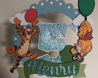 Tigger Cake Topper - Etsy UK