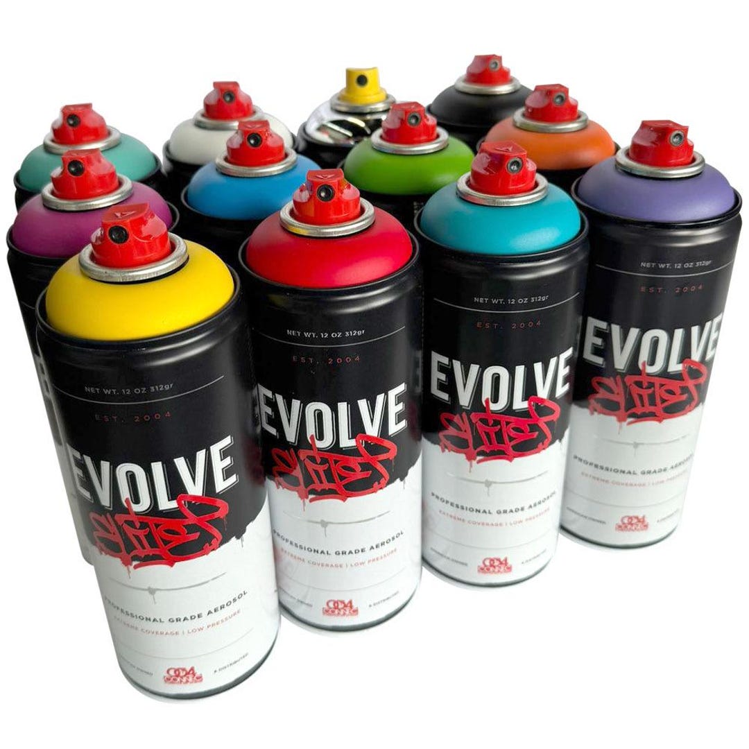 Evolve Elite Spray Paint 12 Pack - Etsy