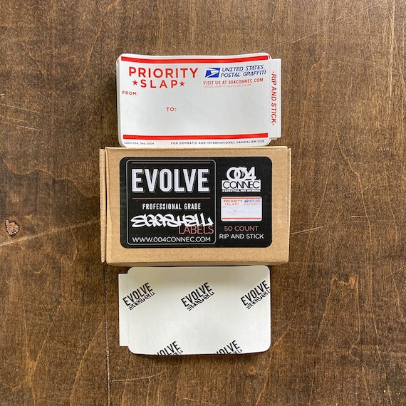 USPS Priority Slap Eggshell Sticker Labels 50 Pack - Etsy