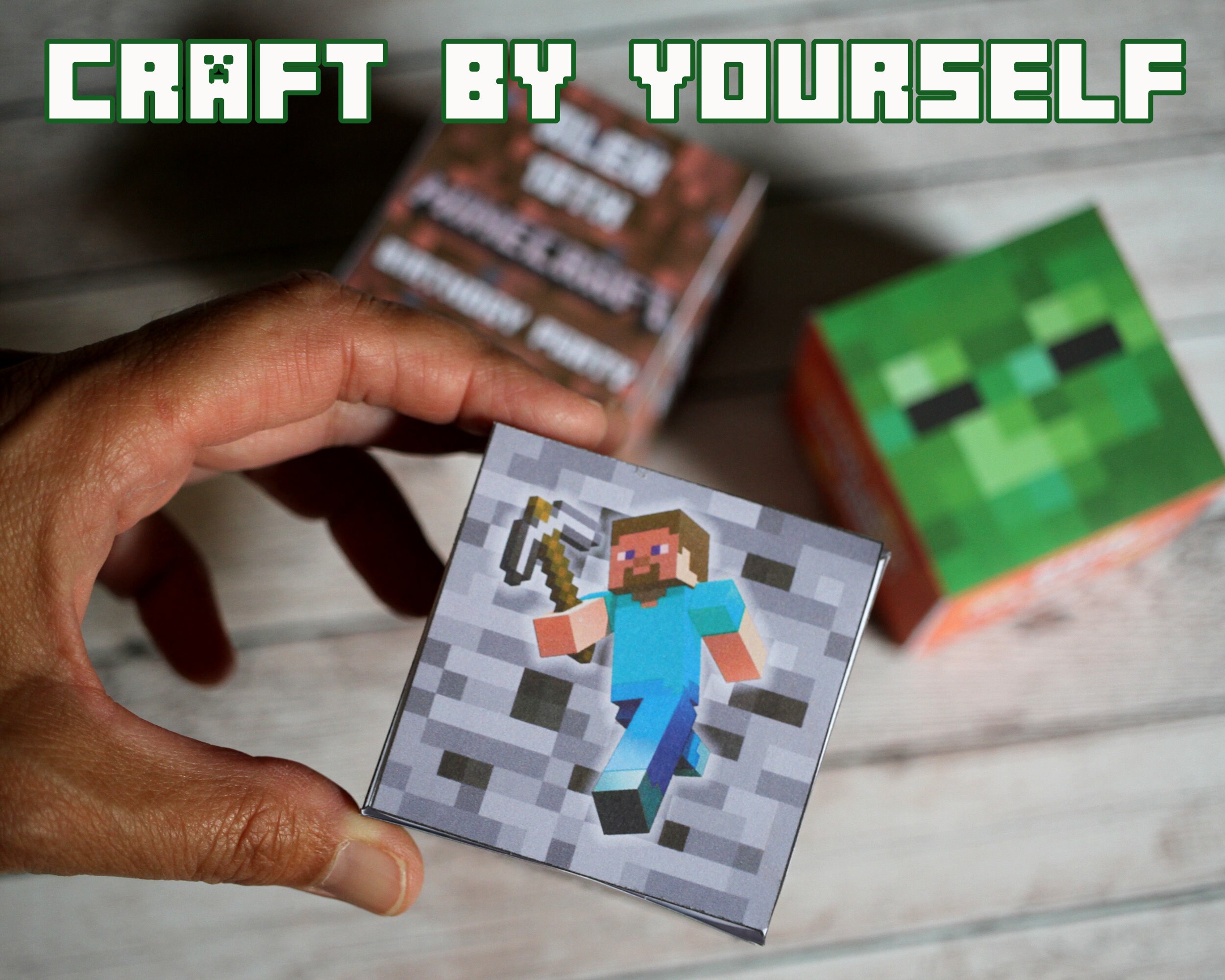 Cube Birthday Invitation -DIY- Cube Printable Invitation: Personalize ...