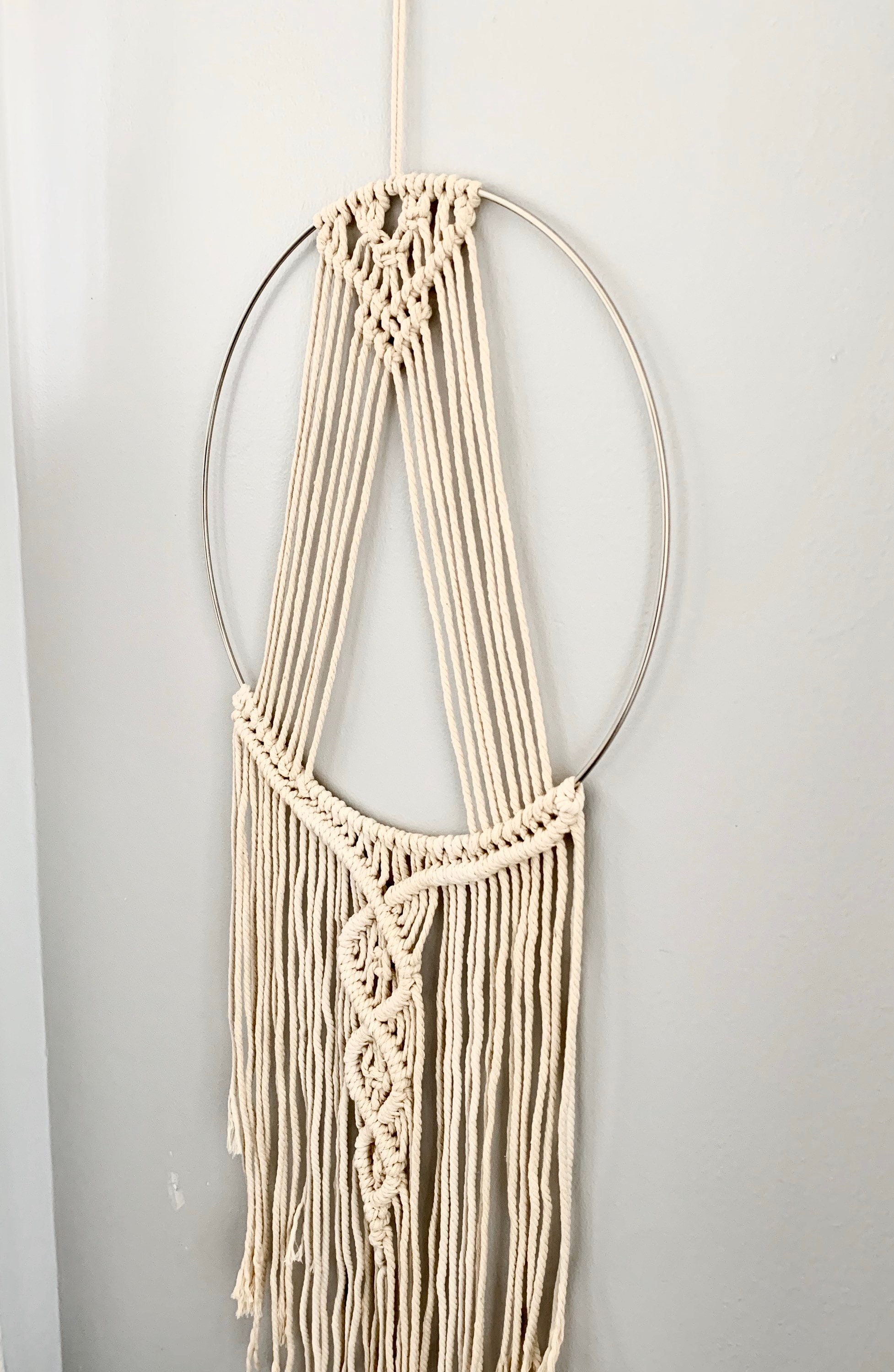 Circle Macrame Wall Hanging - Etsy