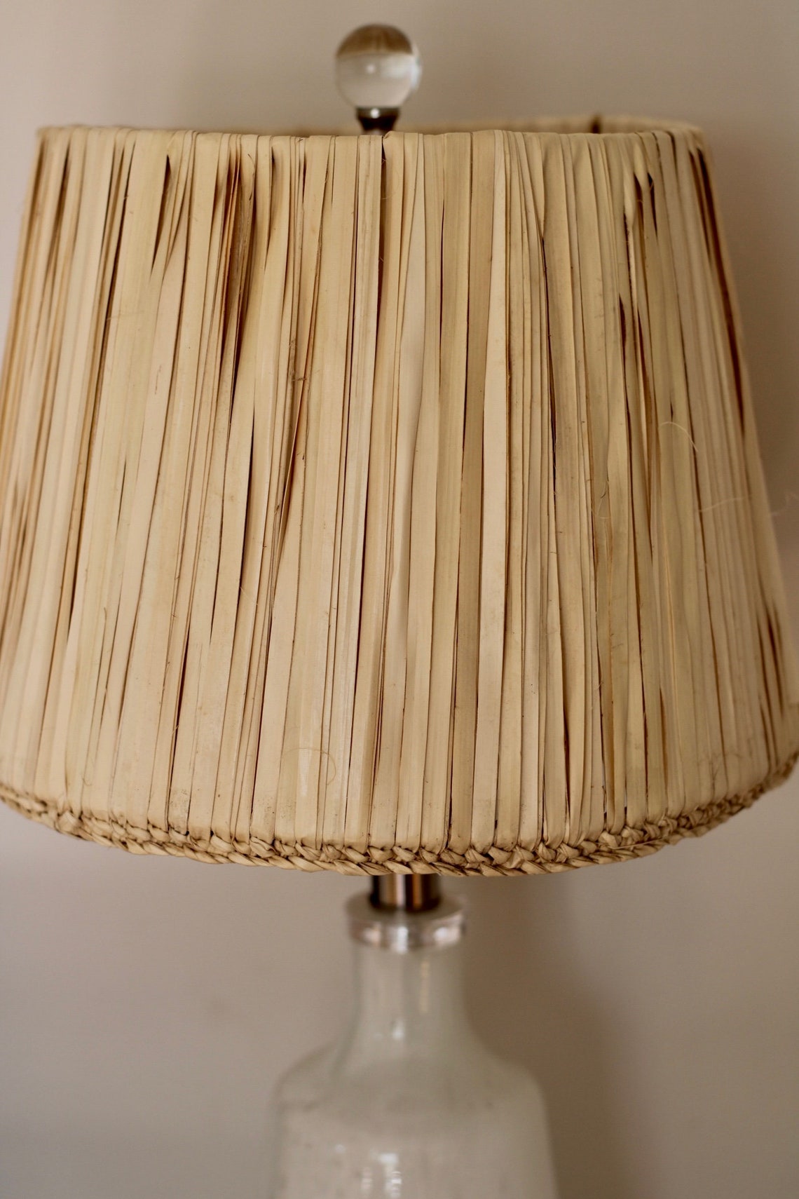 Raffia Lampshade-empire Raffia Shade-natural Lampshade - Etsy