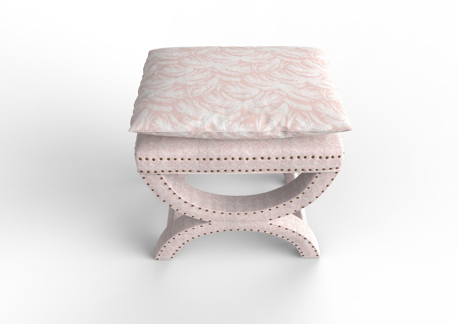 X Bench Ottoman Custom Upholstery Fabric Included | Etsy