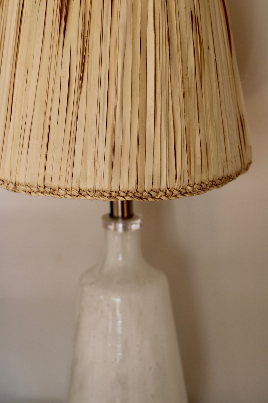 Raffia Lampshade-empire Raffia Shade-natural Lampshade - Etsy