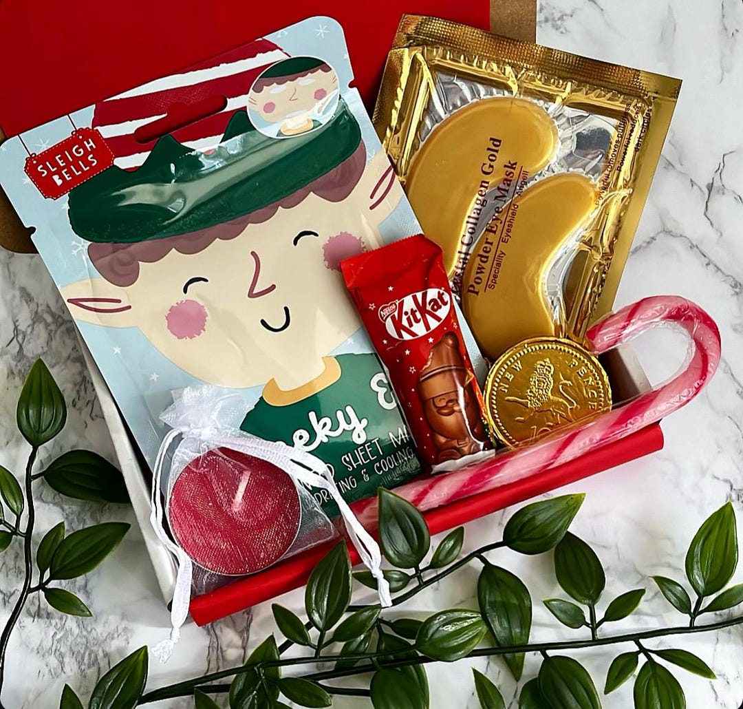 MINI Christmas Pamper Gift Box, Christmas Gifts, for Her, Secret Santa ...