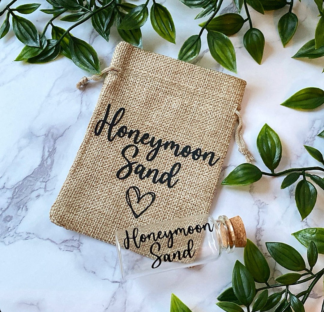 Honeymoon Sand Bottles, Holiday Sand Bottles, Personalised, Wedding ...