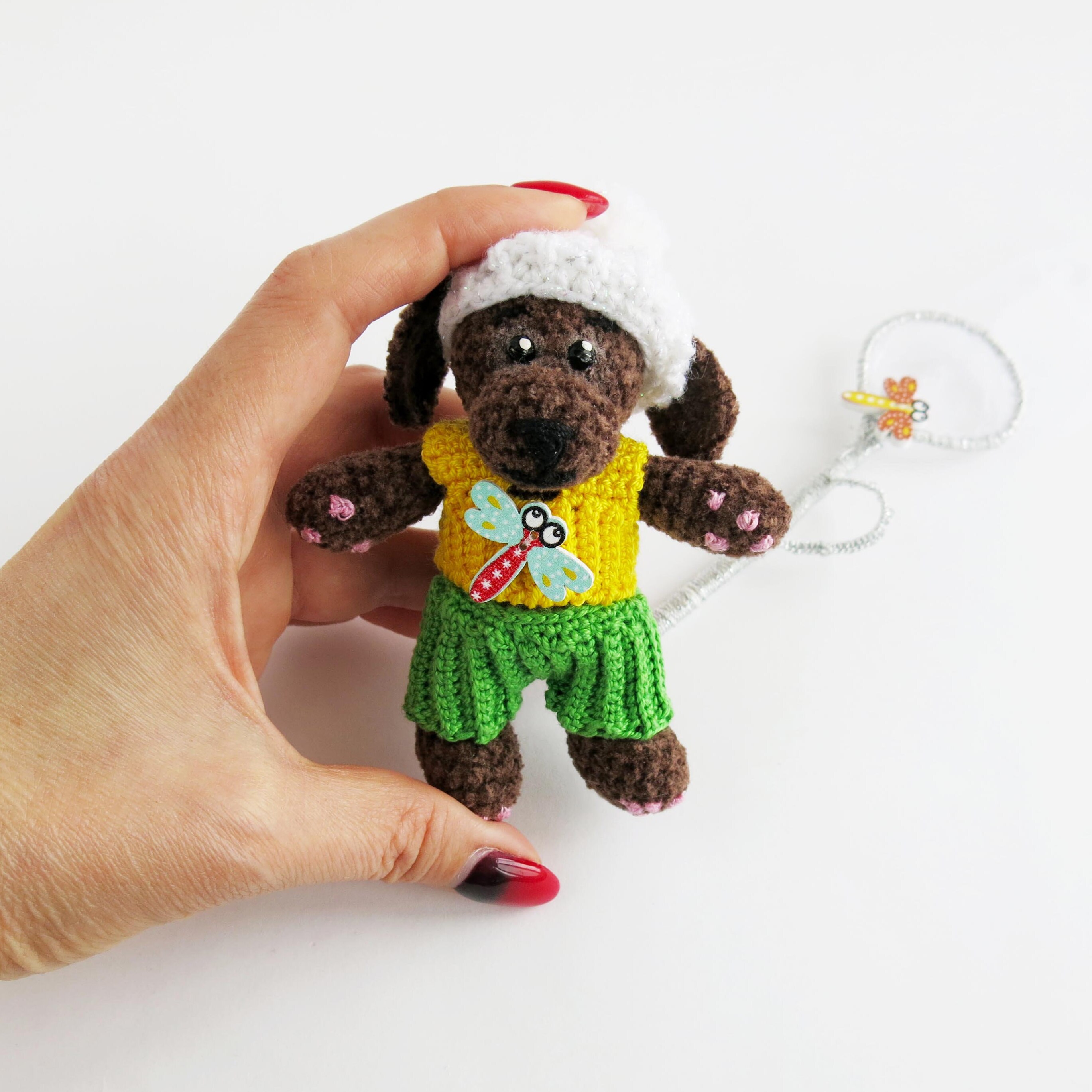 Mini Dog for Dolls Pet Friend Miniature Soft Toys - Etsy UK