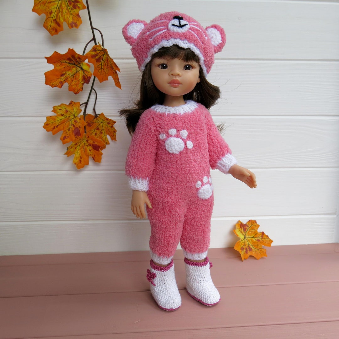 Paola Reyna and Ruby Red Sibley Overalls. Clothes for Dolls 32 Cm 12-13 ...