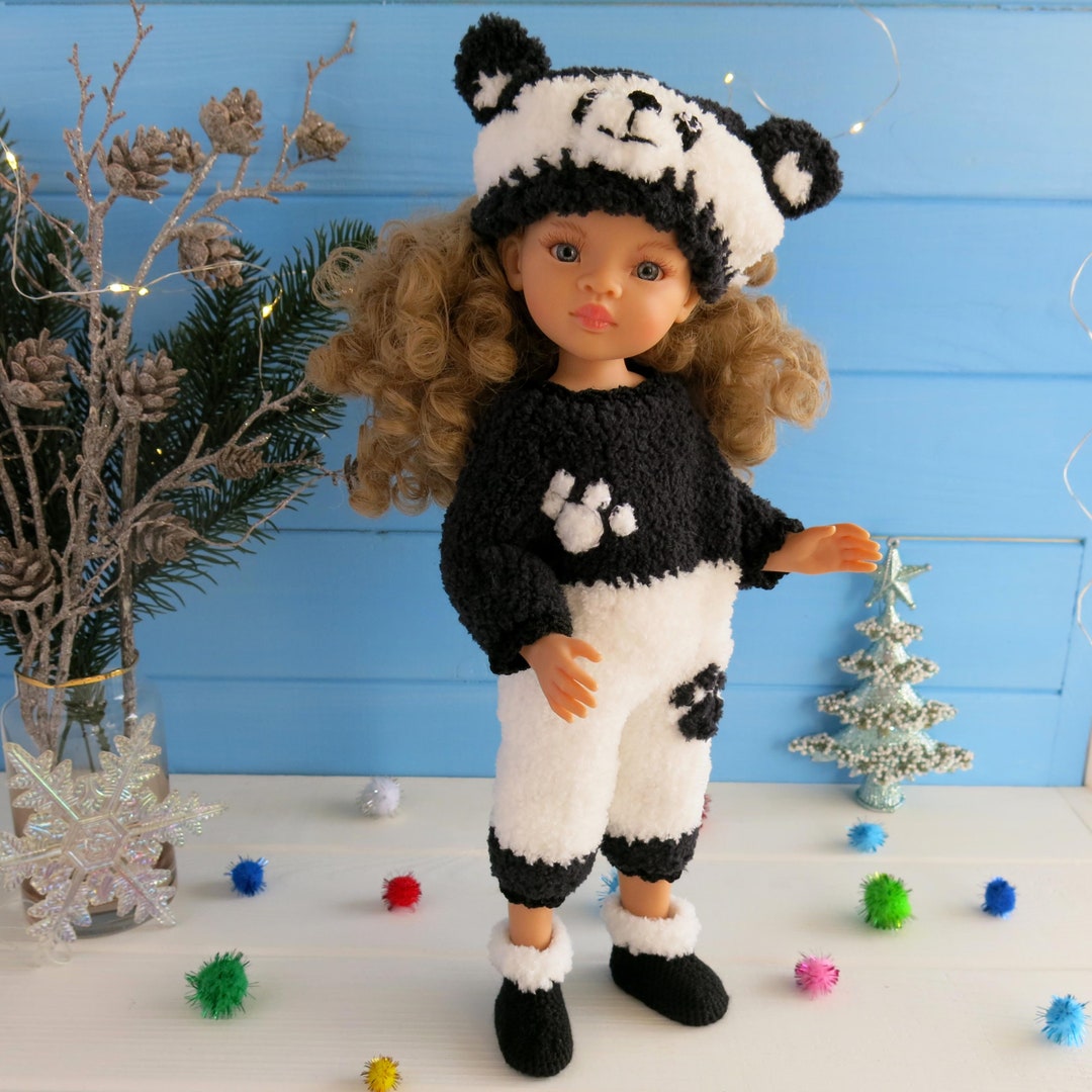 Panda Bear Jumpsuit for Dolls Paola Reyna, Ruby Red Sibley. Clothes for ...