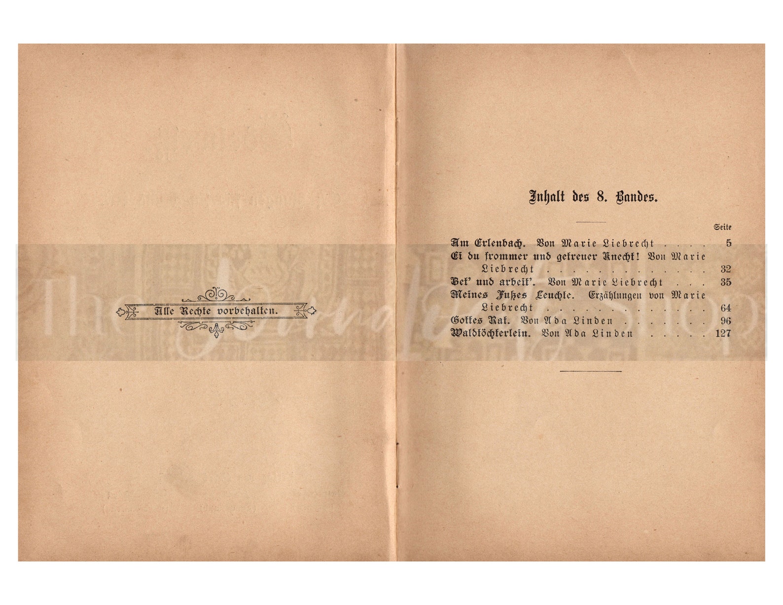 Edelweiss German Book Pages-instant Digital Download - Etsy