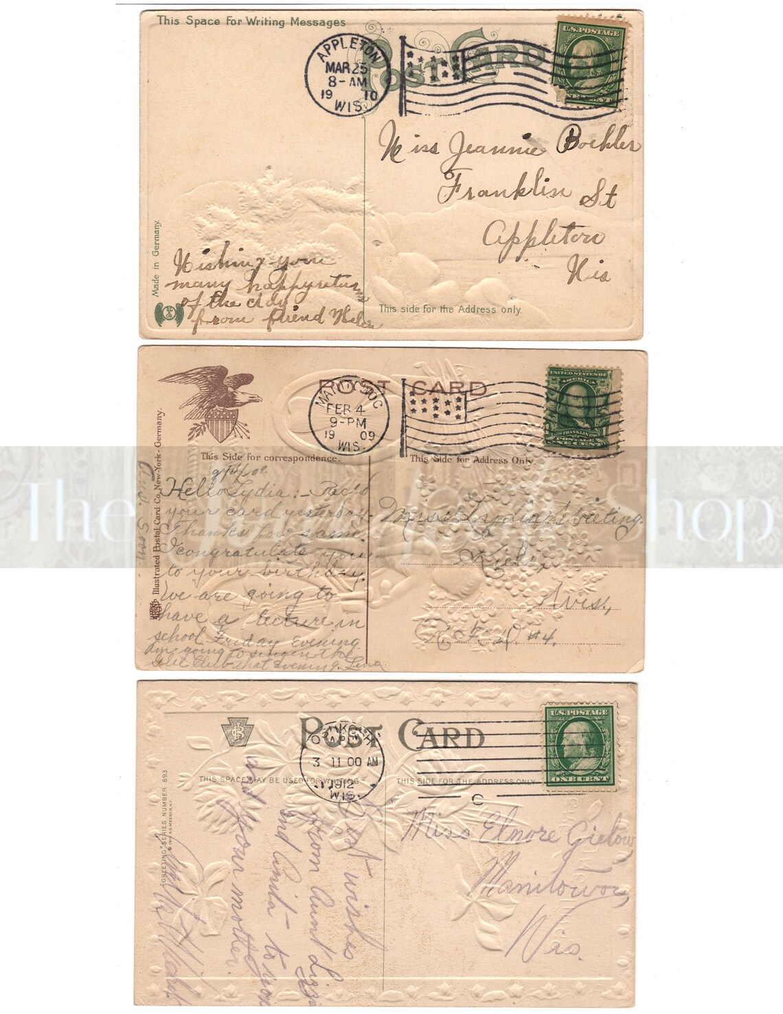 Antique Postcards Collection 1 INSTANT Digital Download - Etsy