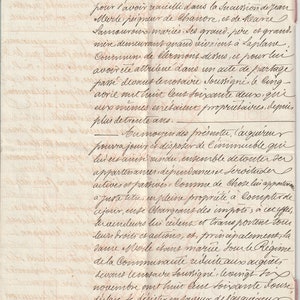 Antique French Document SET #3, INSTANT Digital Download; French Script ...