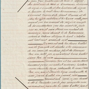 Antique French Document SET #3, INSTANT Digital Download; French Script ...