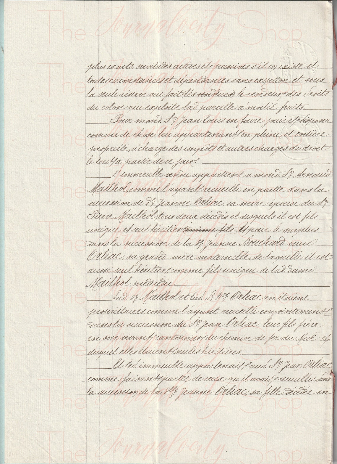 Antique French Document SET 2 INSTANT Digital Download - Etsy