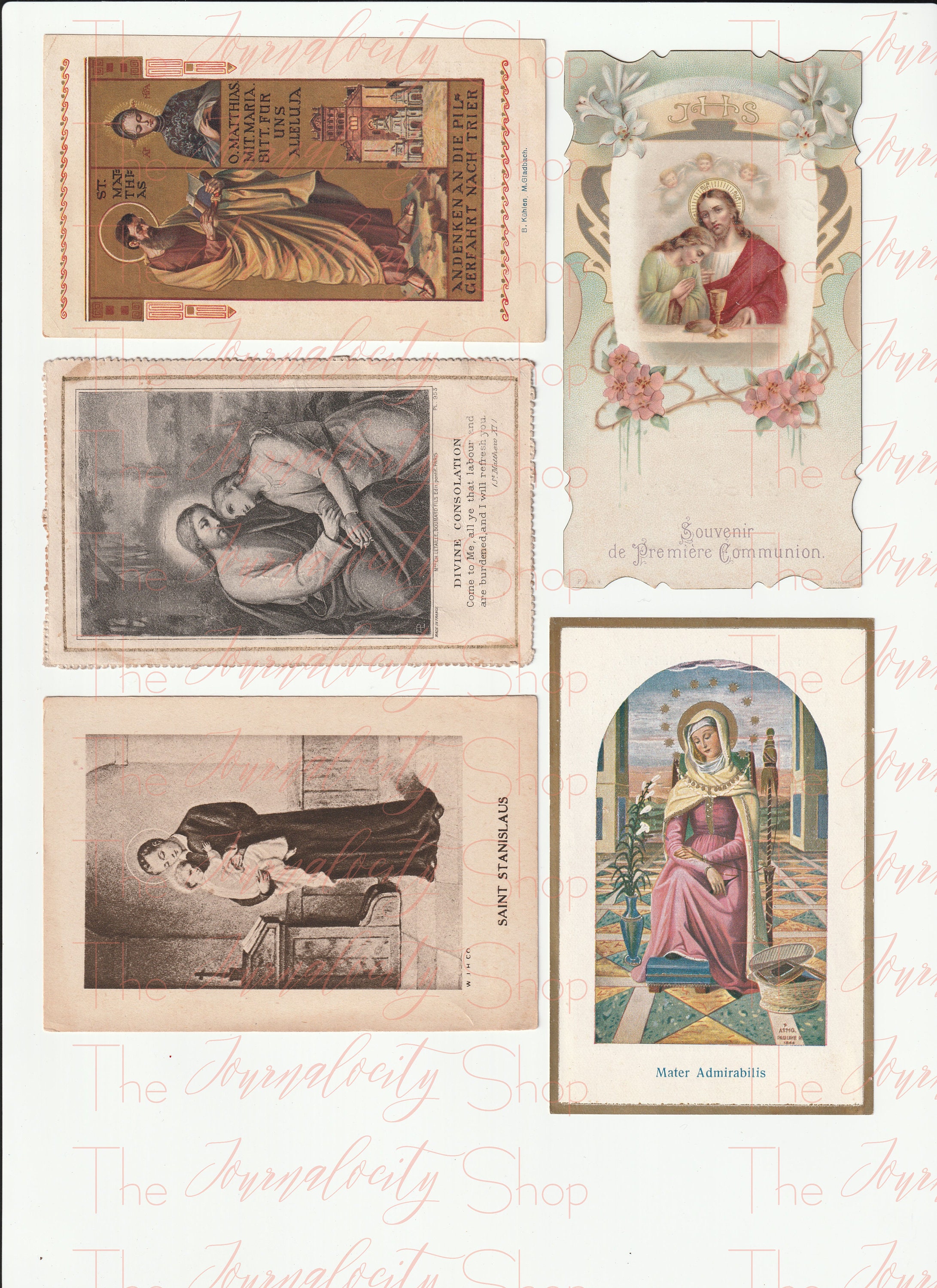 Holy Cards Collection 1 Antique and Vintage French German - Etsy