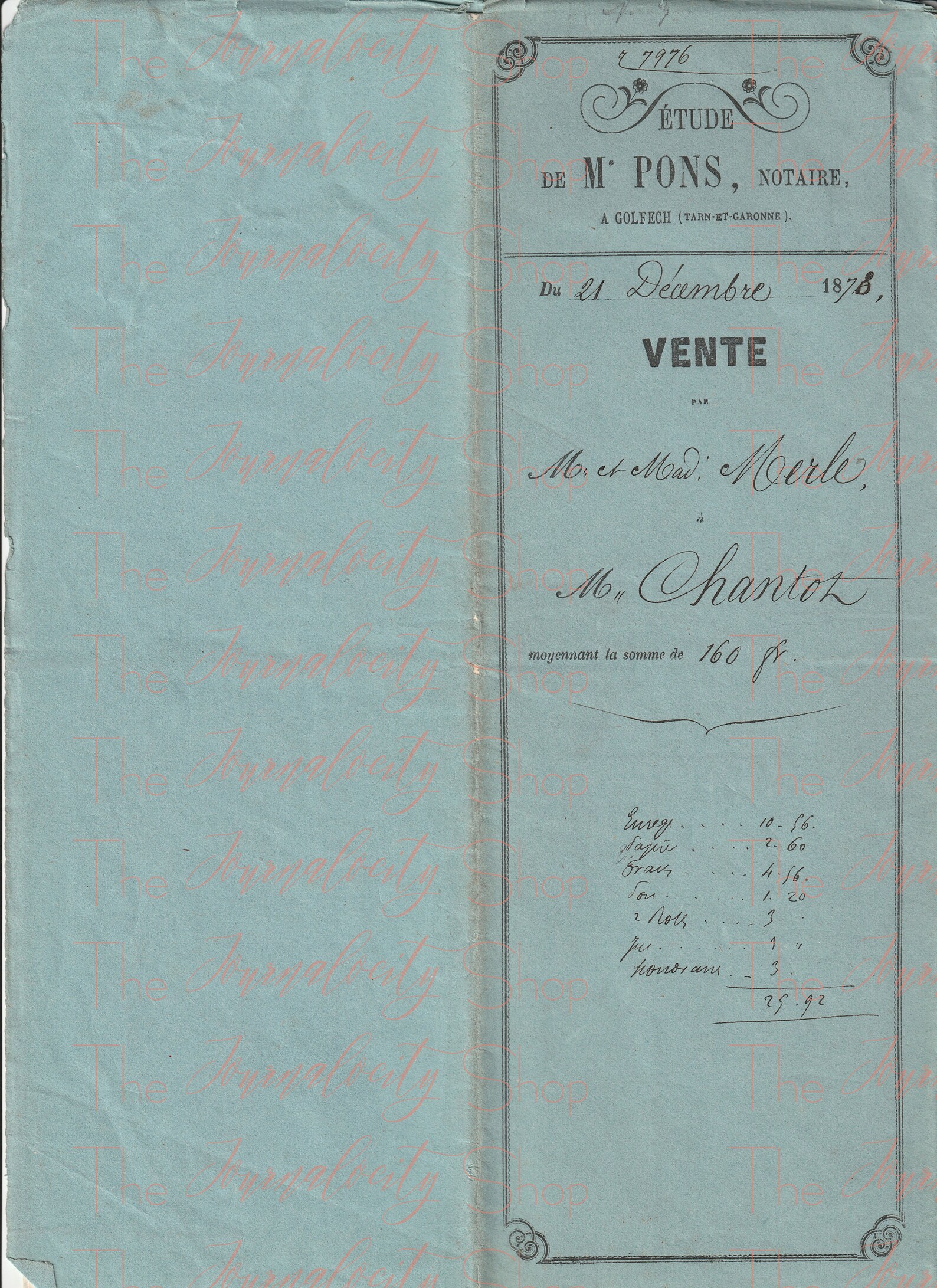 Antique French Document COVERS Set 1 INSTANT Digital - Etsy