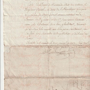 Antique French Document SET #4, INSTANT Digital Download; French Script ...