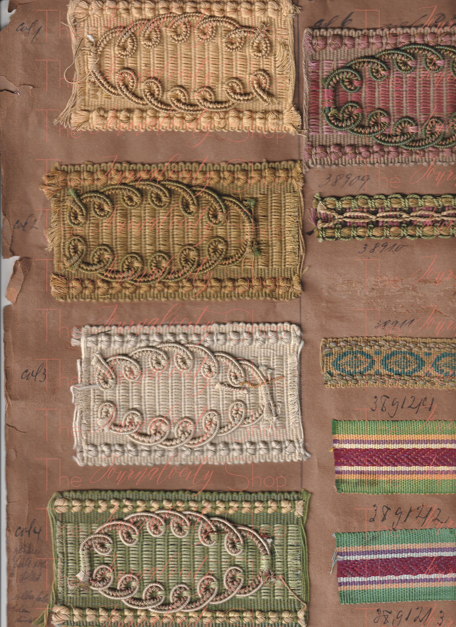 European TEXTILE SAMPLES 1 - INSTANT Digital Download - Etsy