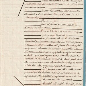 Antique French Document SET #3, INSTANT Digital Download; French Script ...