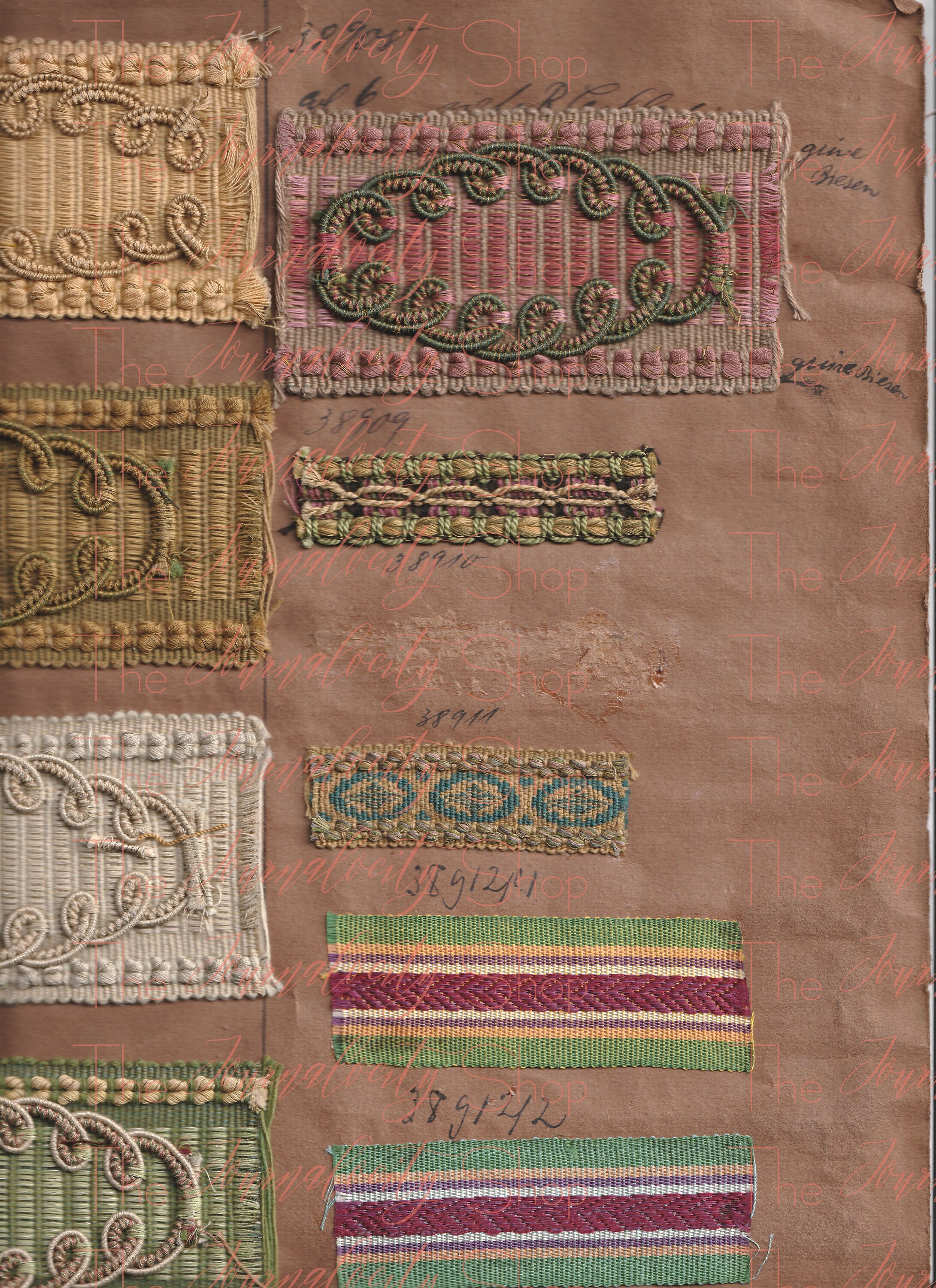 European TEXTILE SAMPLES 1 - INSTANT Digital Download - Etsy