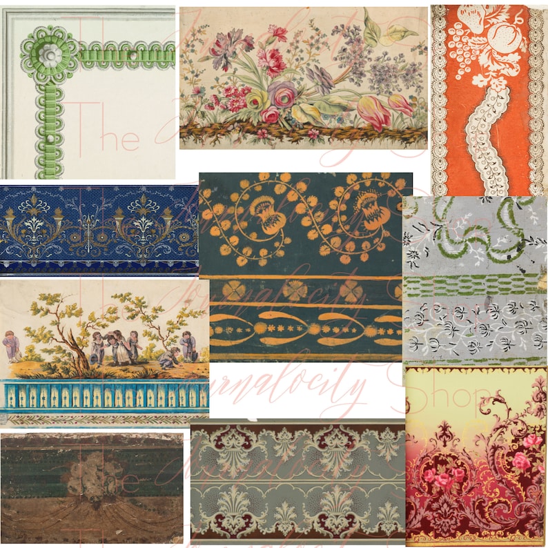 Wallpaper Fragments Set 5 INSTANT Digital Download Wallpaper | Etsy