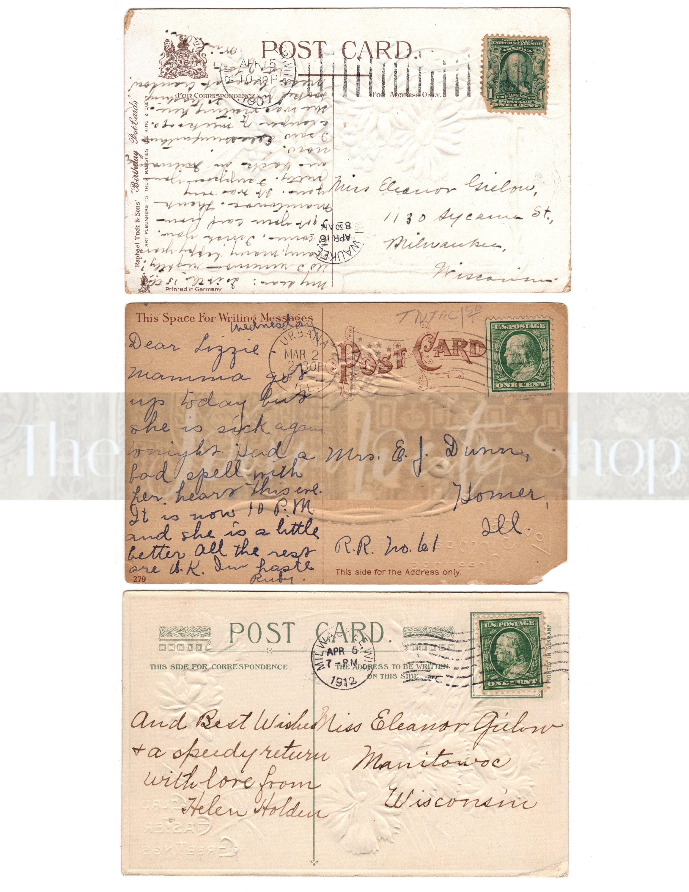 Antique Postcards Collection 1 INSTANT Digital Download - Etsy