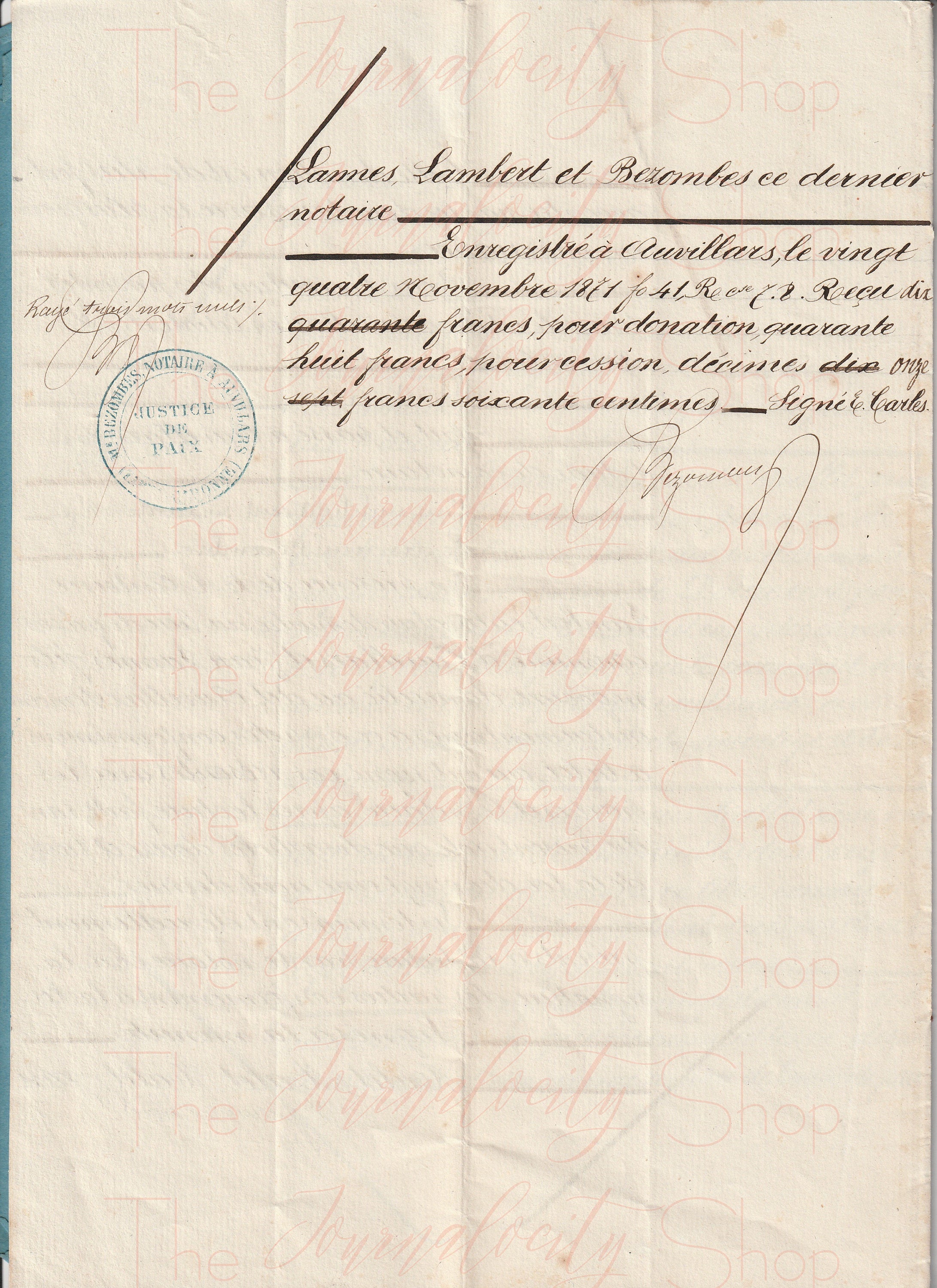 Antique French Document SET 3 INSTANT Digital Download | Etsy