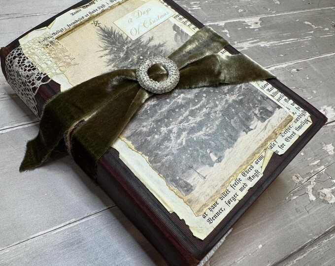 12 DAYS of CHRISTMAS JOURNAL - Handmade Journal; Gratitude Journal ...