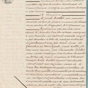 Antique French Document SET #3, INSTANT Digital Download; French Script ...