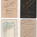 French Cabinet Card Backs INSTANT Digital Download; Old Photos ...
