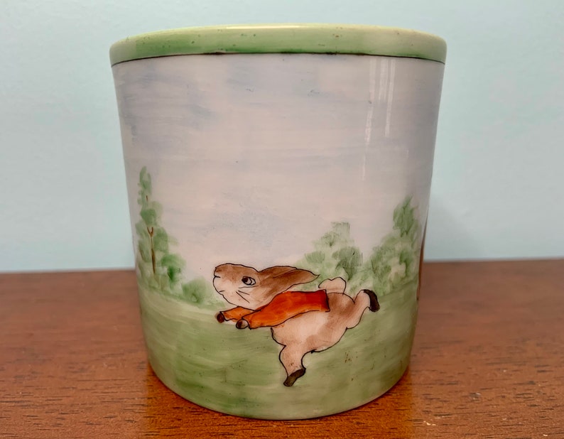 Vintage Hand-painted Peter Rabbit Childrens Plate and Mug Set - Etsy