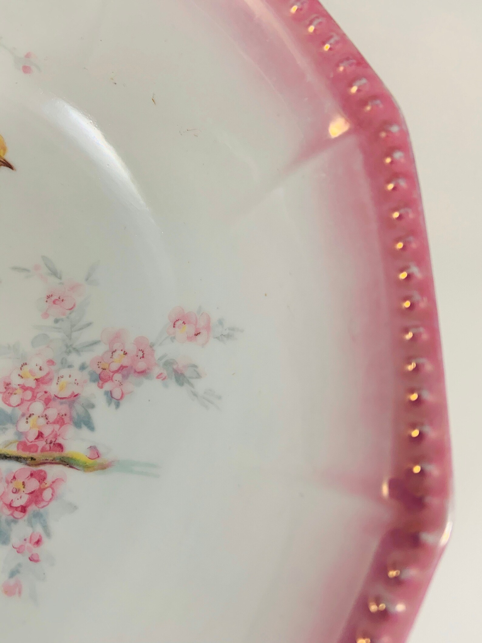 Vintage Otto Grunert Bird of Paradise Serving Bowl - Etsy