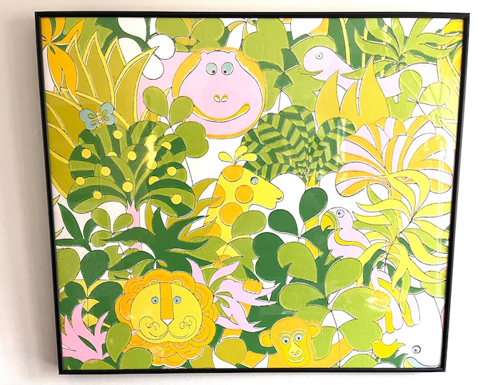 Hand Signed Vintage 1970s Brian Halsey Serigraph / 70s Abstract Op Art ...