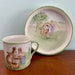Vintage Hand-painted Peter Rabbit Childrens Plate and Mug Set - Etsy