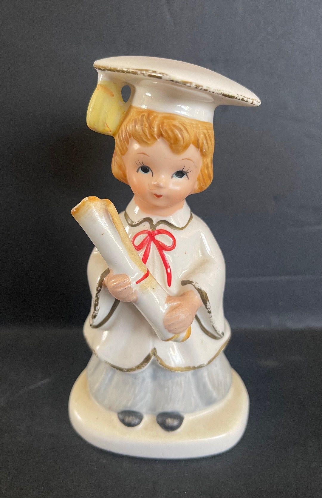 Lefton Vintage Graduation Girl Figurine #01797, Japan Figure ...