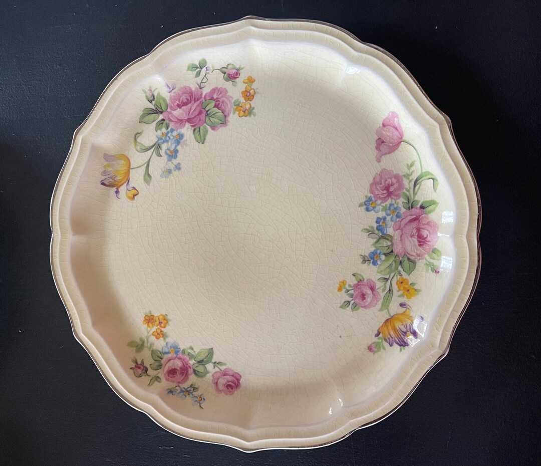 WS George Rainbow Luncheon Plate, Vintage 1940’s - Set of 5 - Etsy
