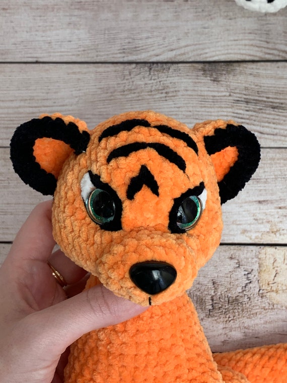 Stuffed Animals & Plushies Toys crochet tiger pattern crochet ornament ...