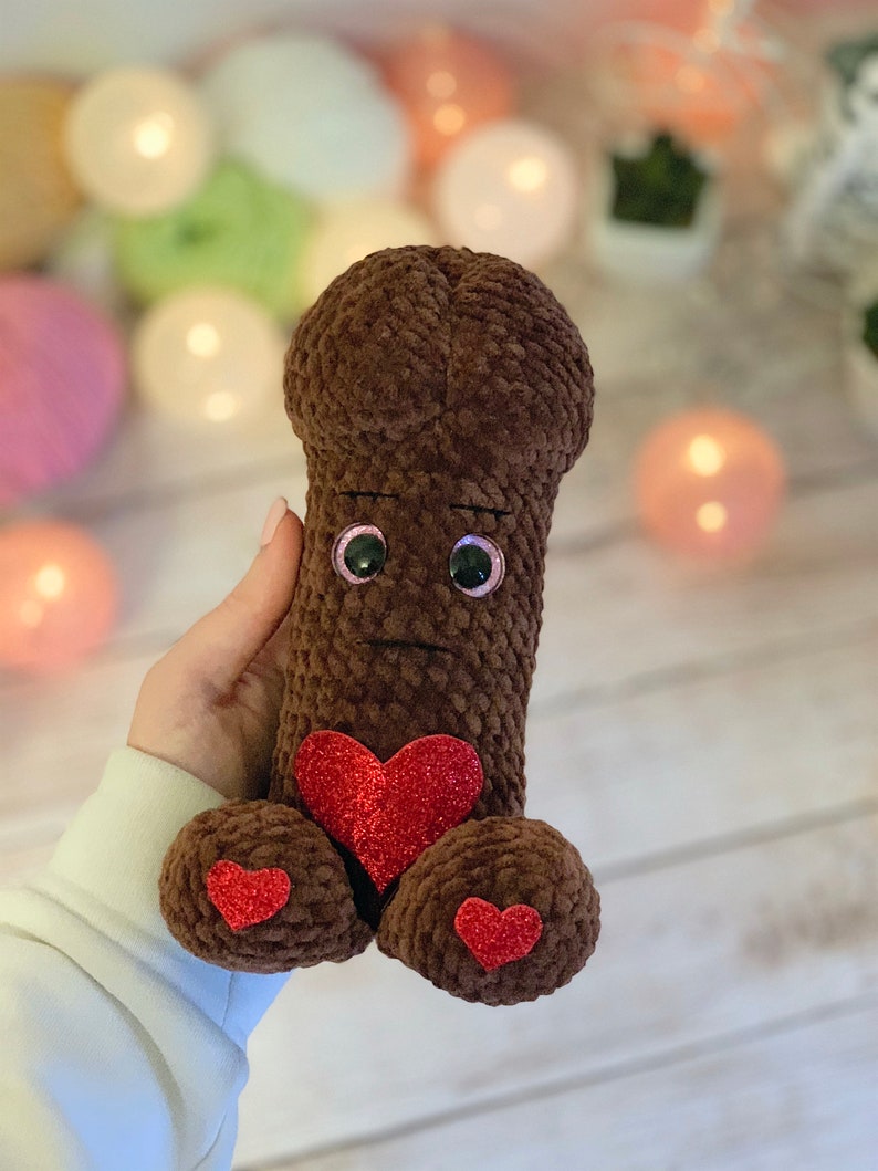Dick Amigurumi Pdf Pattern Crochet Dick Decor Crochet Dick Etsy