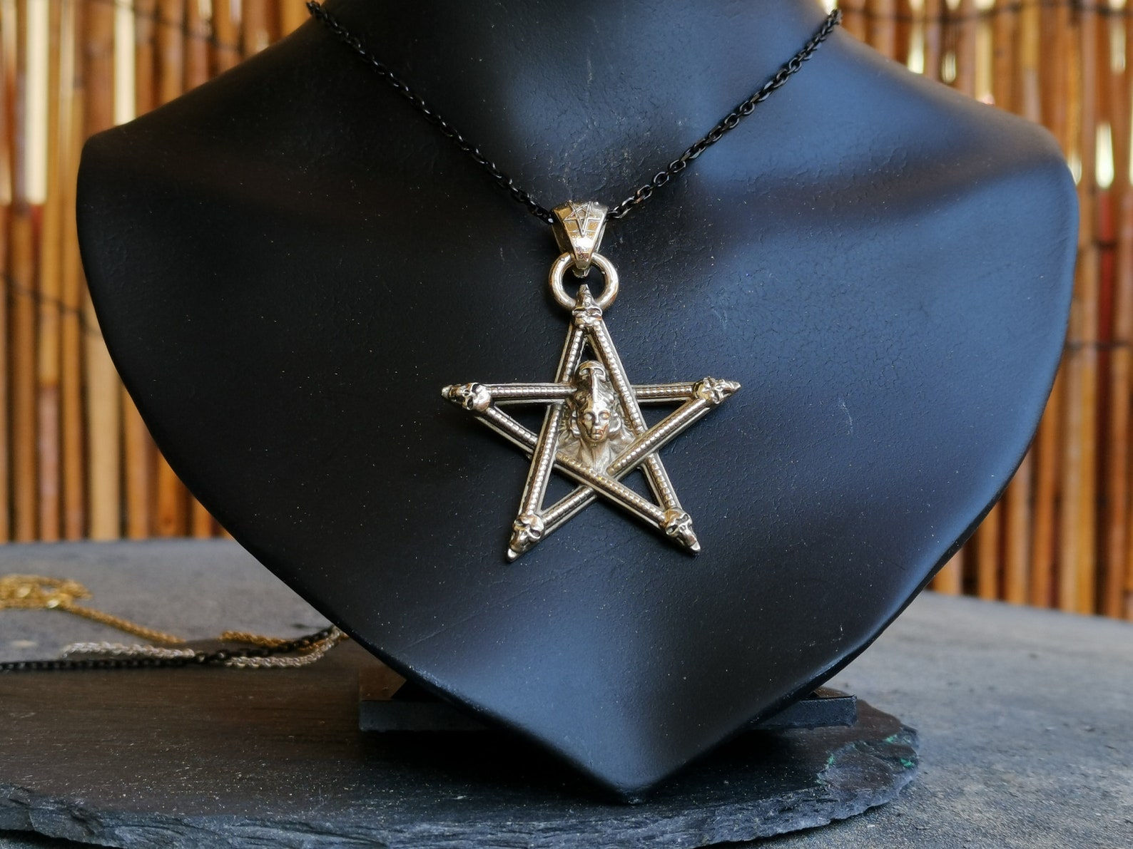 Pentagram, 5 Elements, Silver 925. Tribut to HR Giger, Limitierte ...