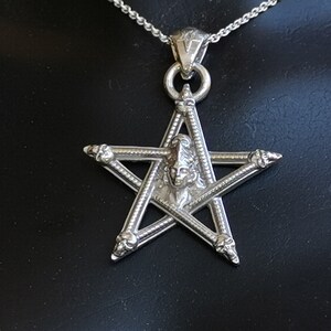 Pentagram, 5 Elements, Silver 925. Tribut to HR Giger, Limitierte ...