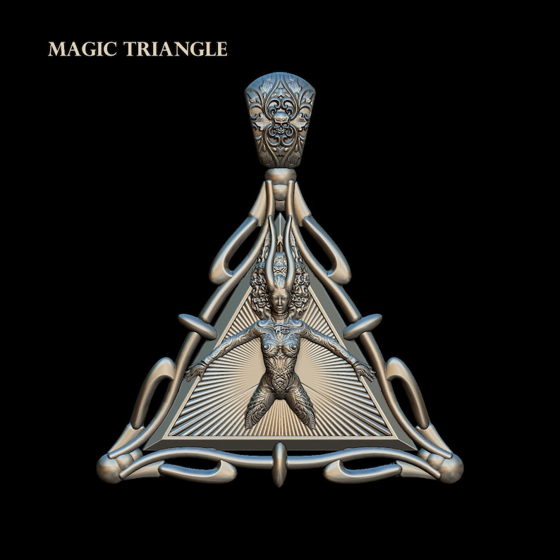 Magic_triangle. to You the Mystical Jewelry That Touches the | Etsy