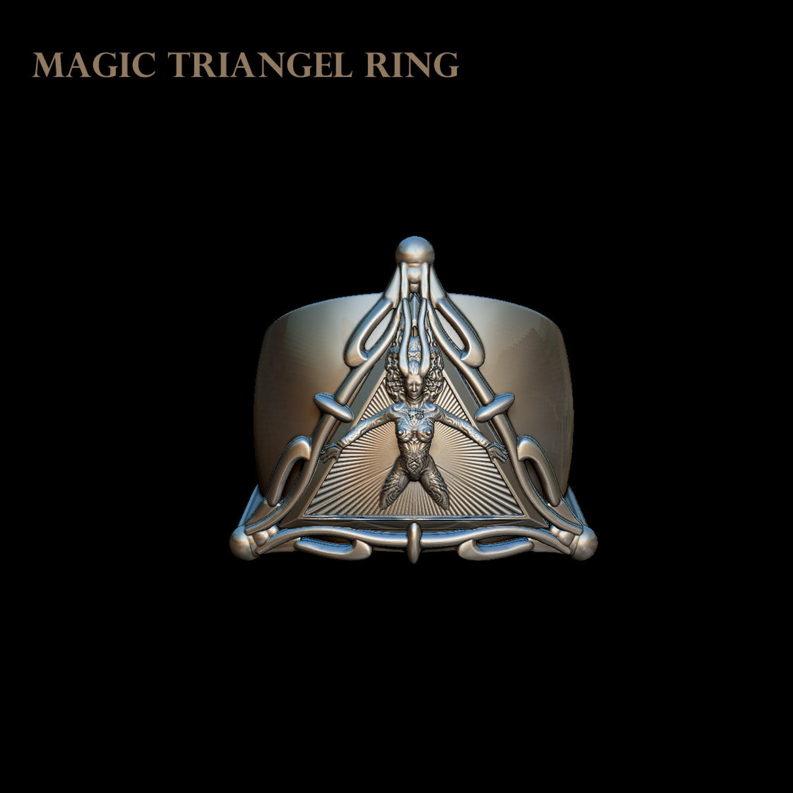 Magic_triangle. to You the Mystical Jewelry That Touches the | Etsy