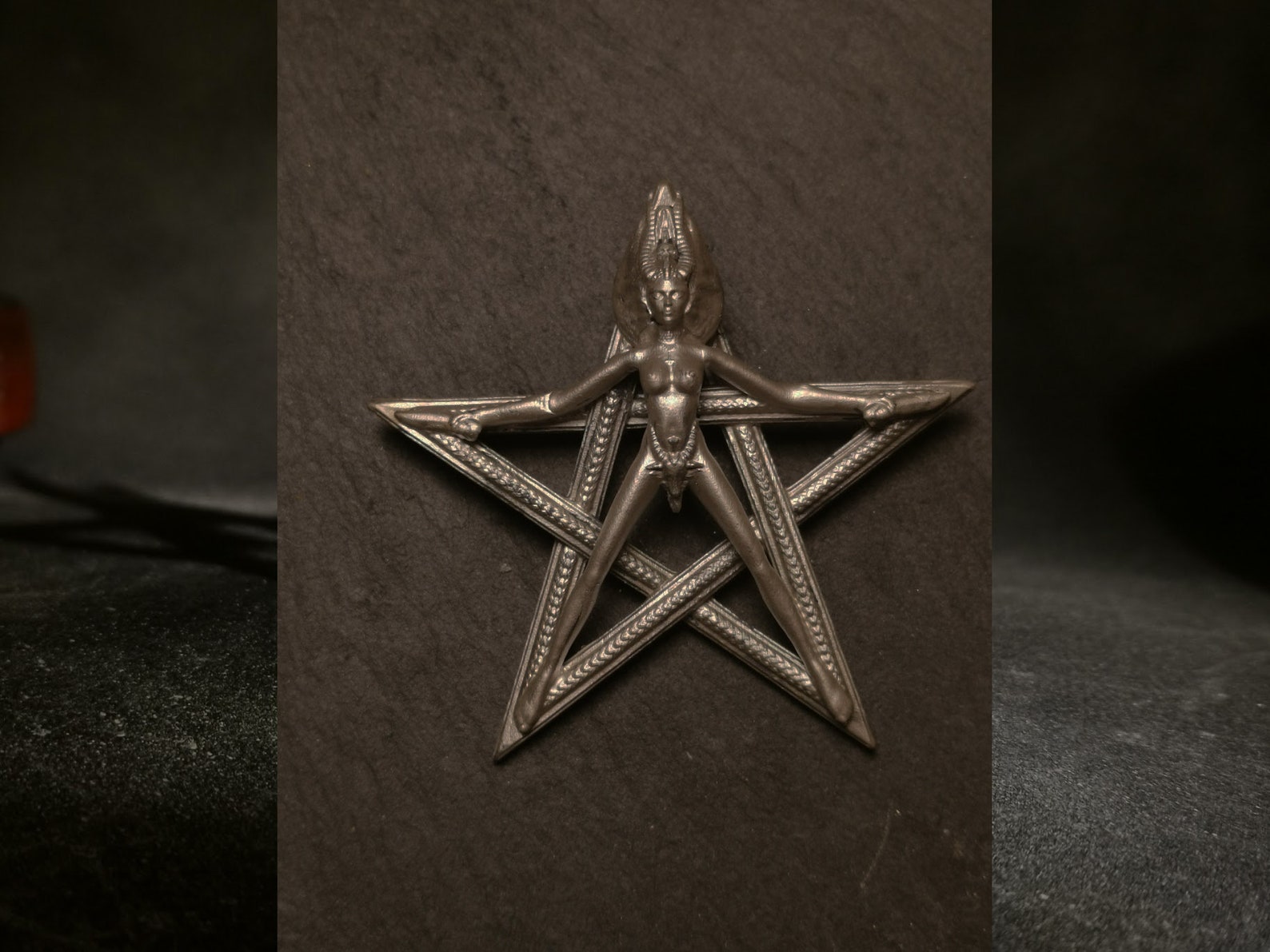 Pentagram Elements Limited Edition Brass Patinated. | Etsy