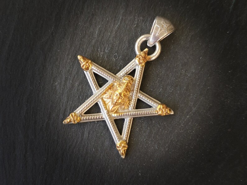 Pentagram, 5 Elements, Silver 925. Tribut to HR Giger, Limitierte ...