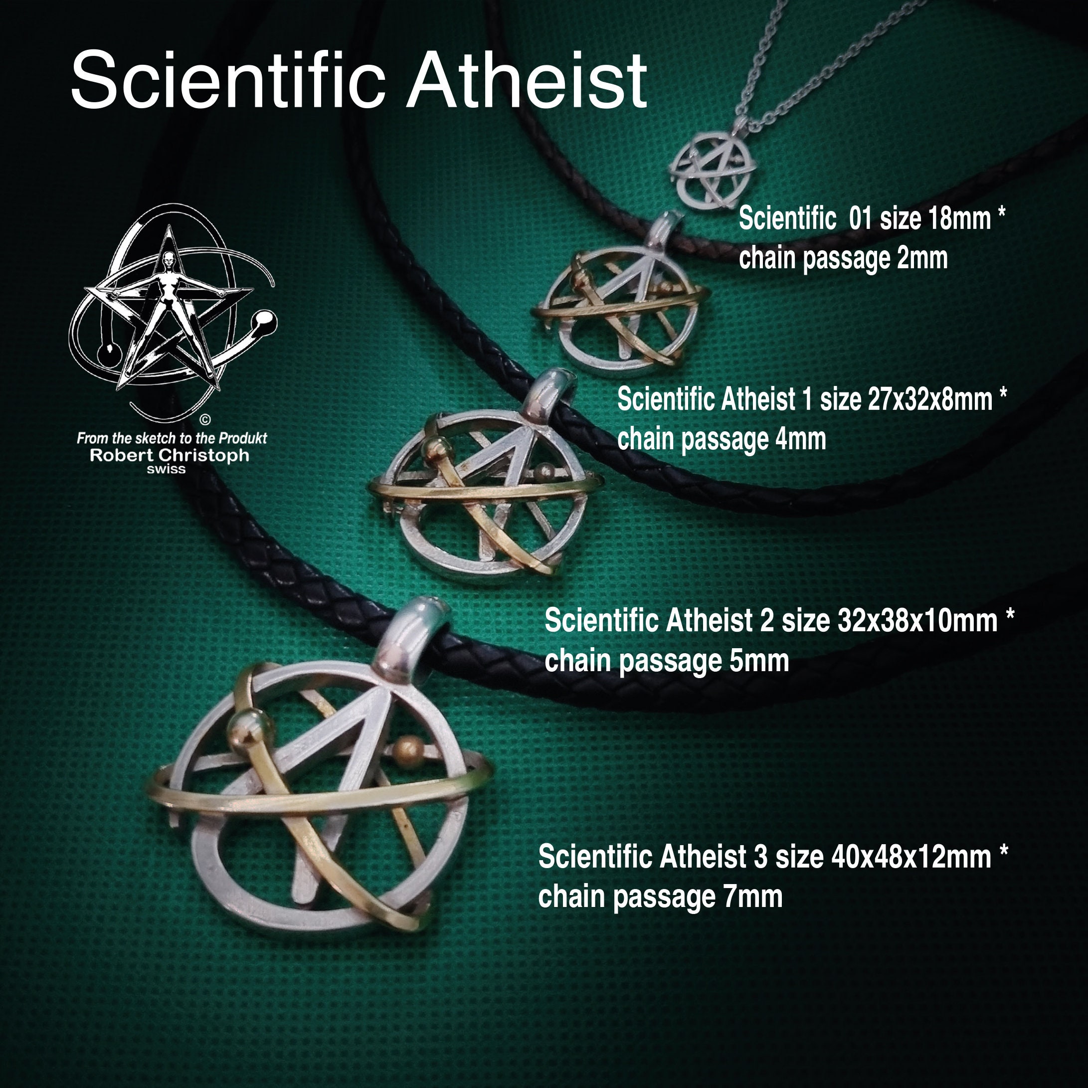 Atheist Symbol Necklace