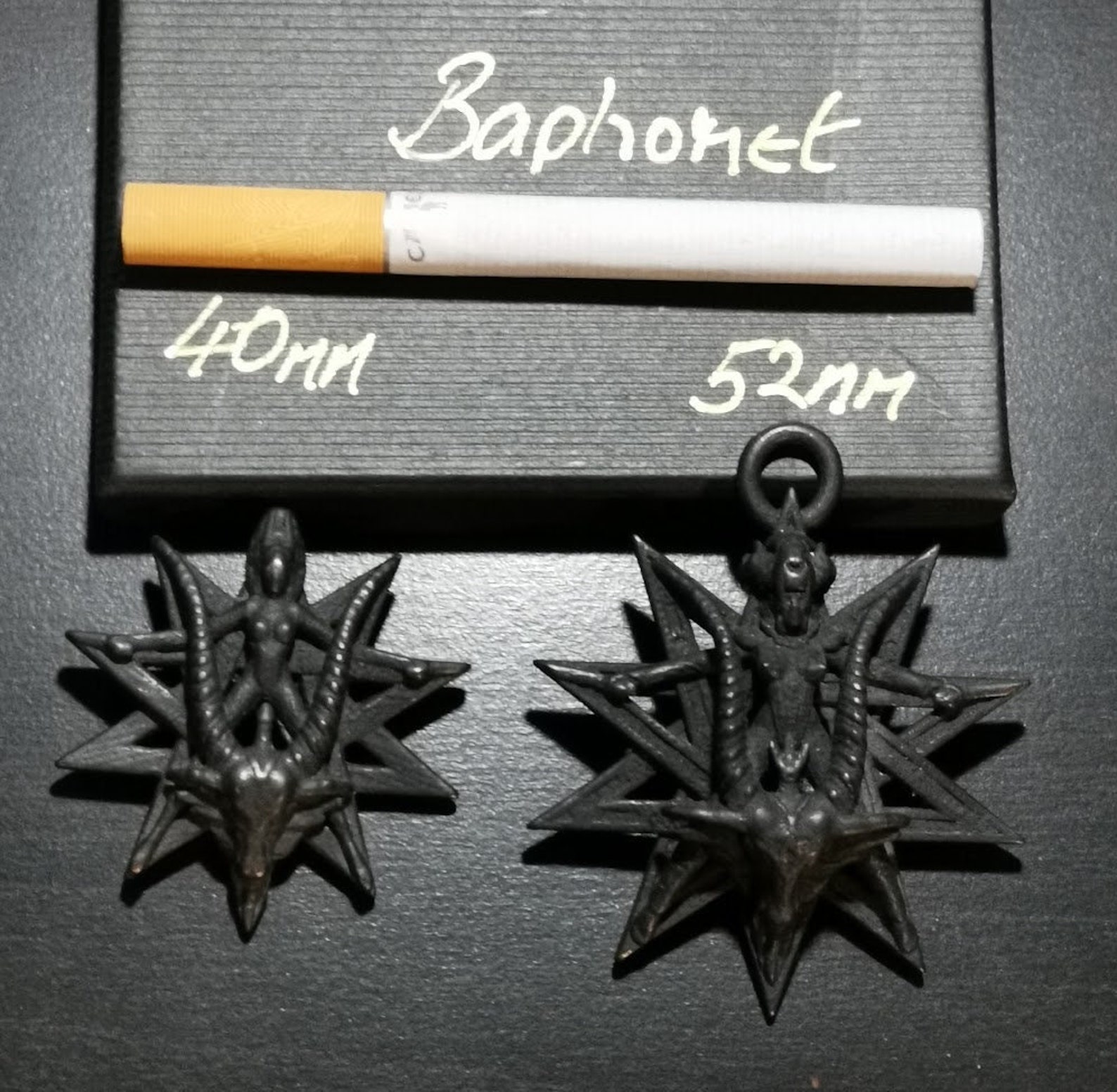 Baphomet 2021 X Black Steel Icon Worshiped by the Knights | Etsy